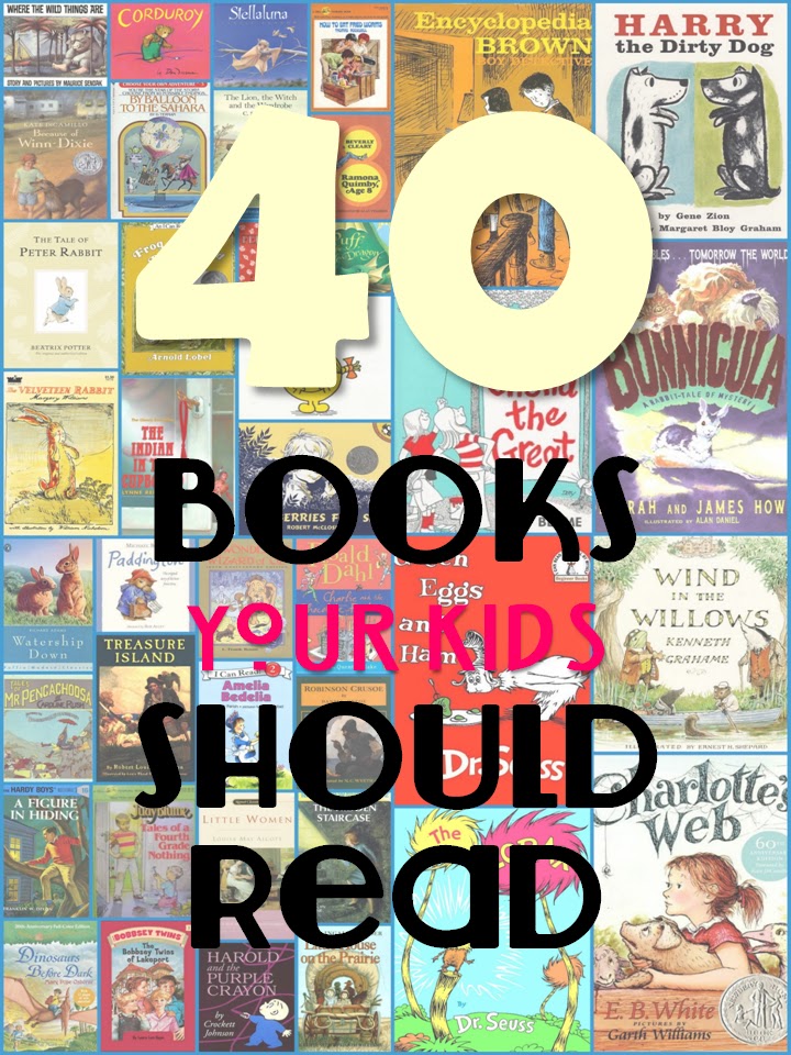 The Harris Sisters: 40 Books Your Kids Should Read