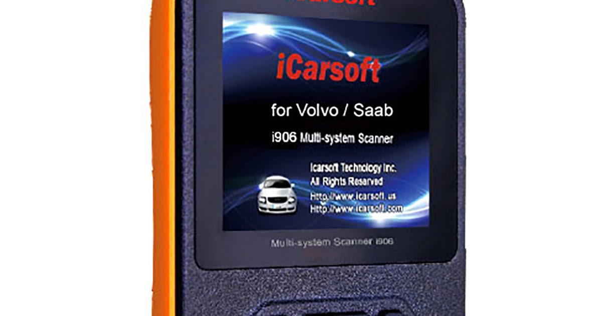 iCarsoft i906 OBD2 Scanner For Volvo and Saab with Free Enhanced Software: