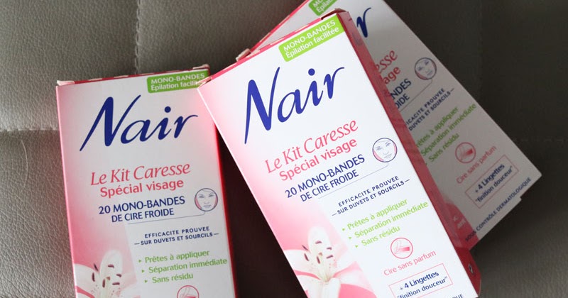 Beauté Blog: Kit Caresse spéciale visage de NAIR : les bandes petites ...