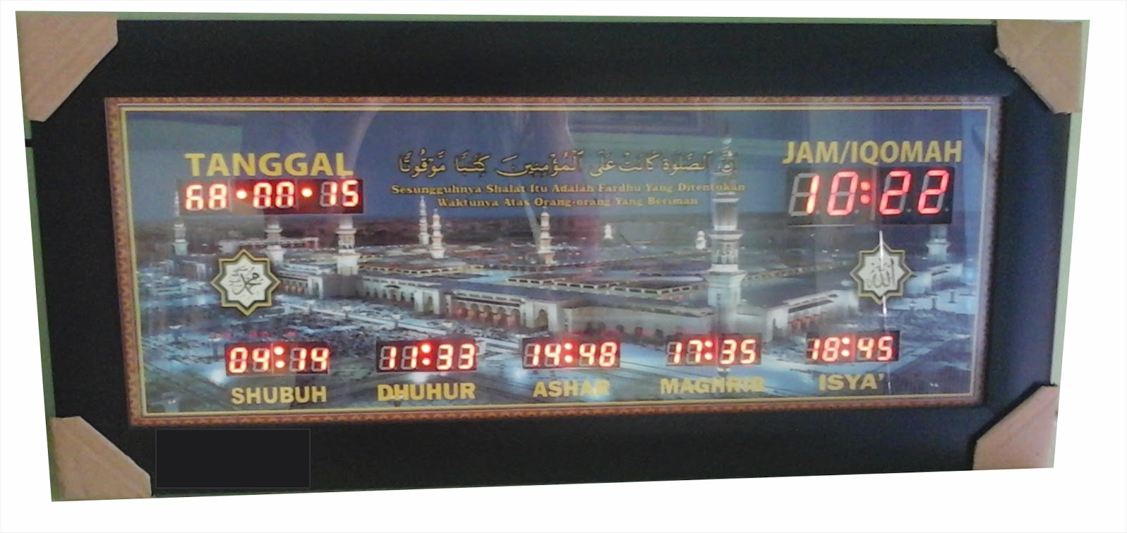 Produsen Jam Digital Masjid dan Counter Iqomah: Daftar Harga Jam Digital Masjid