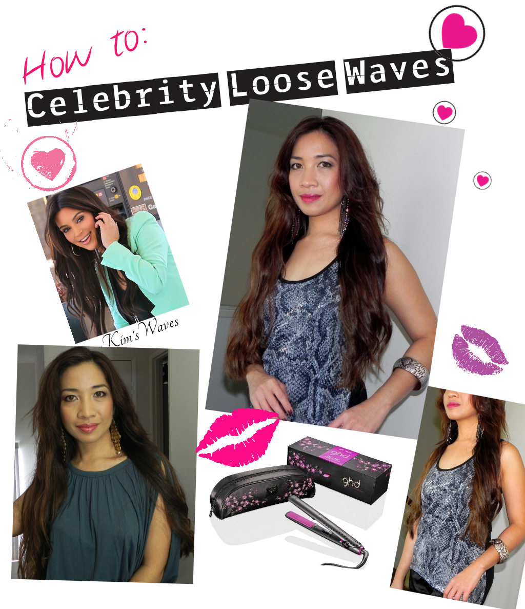 Holiday Hairstyle: Celebrity Loose Waves (Video & Photo Tutorial ...
