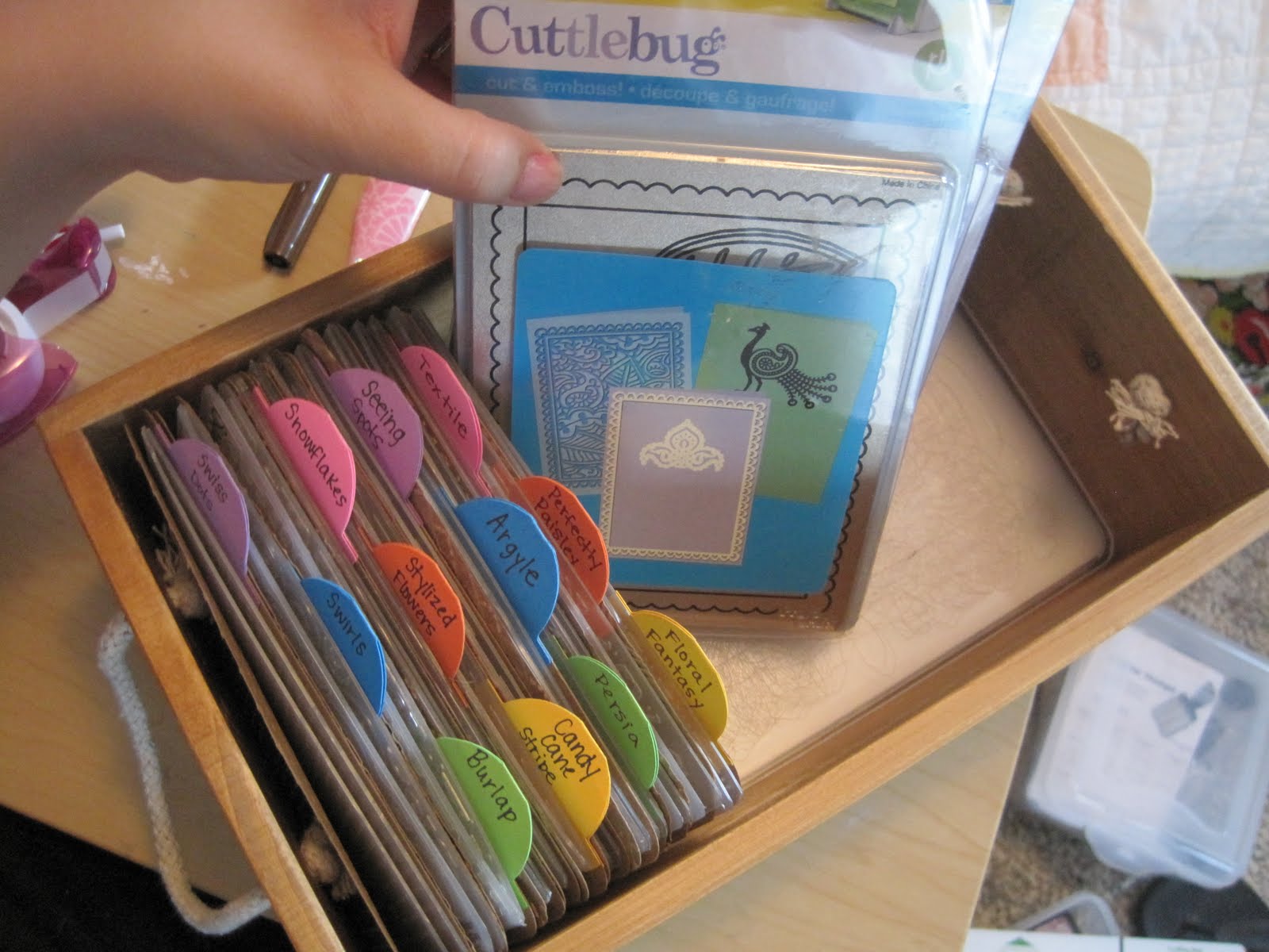 WE'LL ALWAYS HAVE PARIS .studios. - for crafters: Cuttlebug Folder Storage