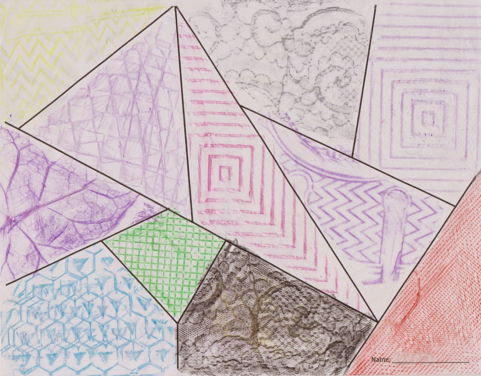 Shorewood Elementary Art Docent Program: Texture Rubbings