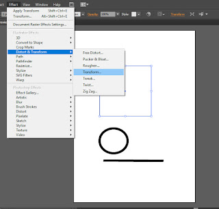 How to Apply Distort & Transform Effect on a Shape With Illustrator ...