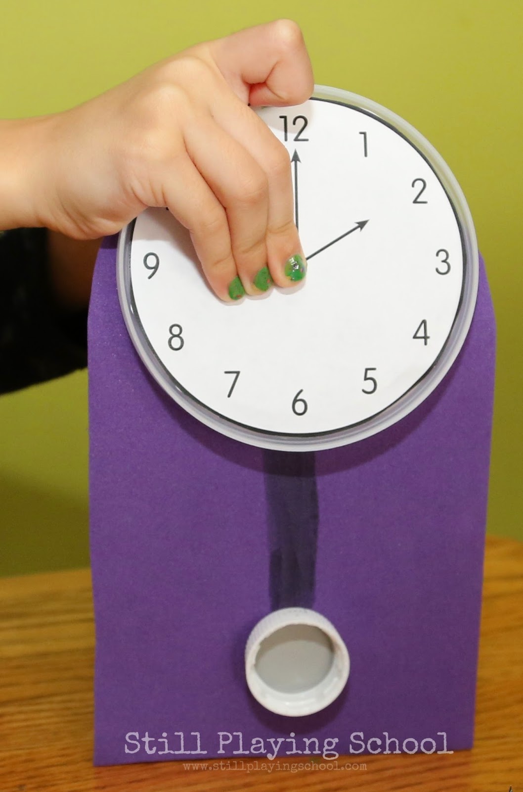 Hickory Dickory Dock Clock Craft & Time Telling Activity for Kids ...