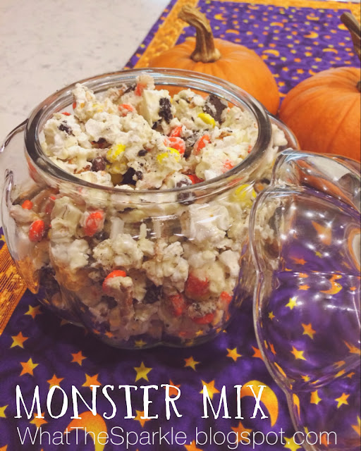 Kelly Moran | Entry Level Adulthood: Monster Mix - Halloween Snack Mix ...