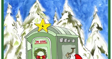 Shoreline Area News: Cartoon by Whitney Potter: Santa rest stop