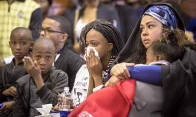 Photos from the emotional Memorial Service of Karabo Mokoena, who was ...