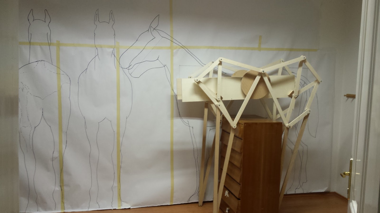 horsepower: Horse movement - example 2: Theo Jansen mechanism