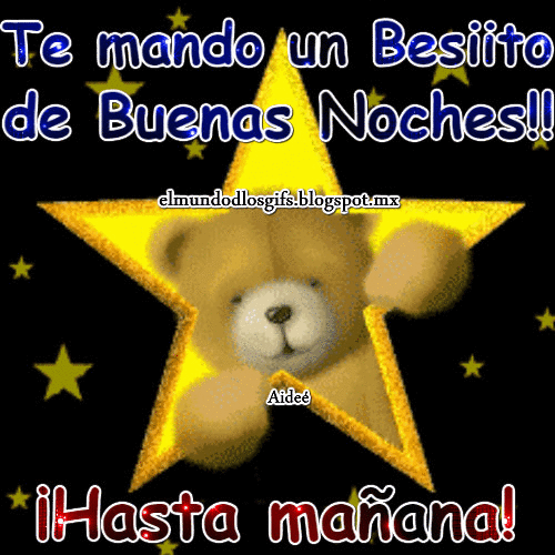 El Mundo de los Gifs: Hasta mañana (ver más...)