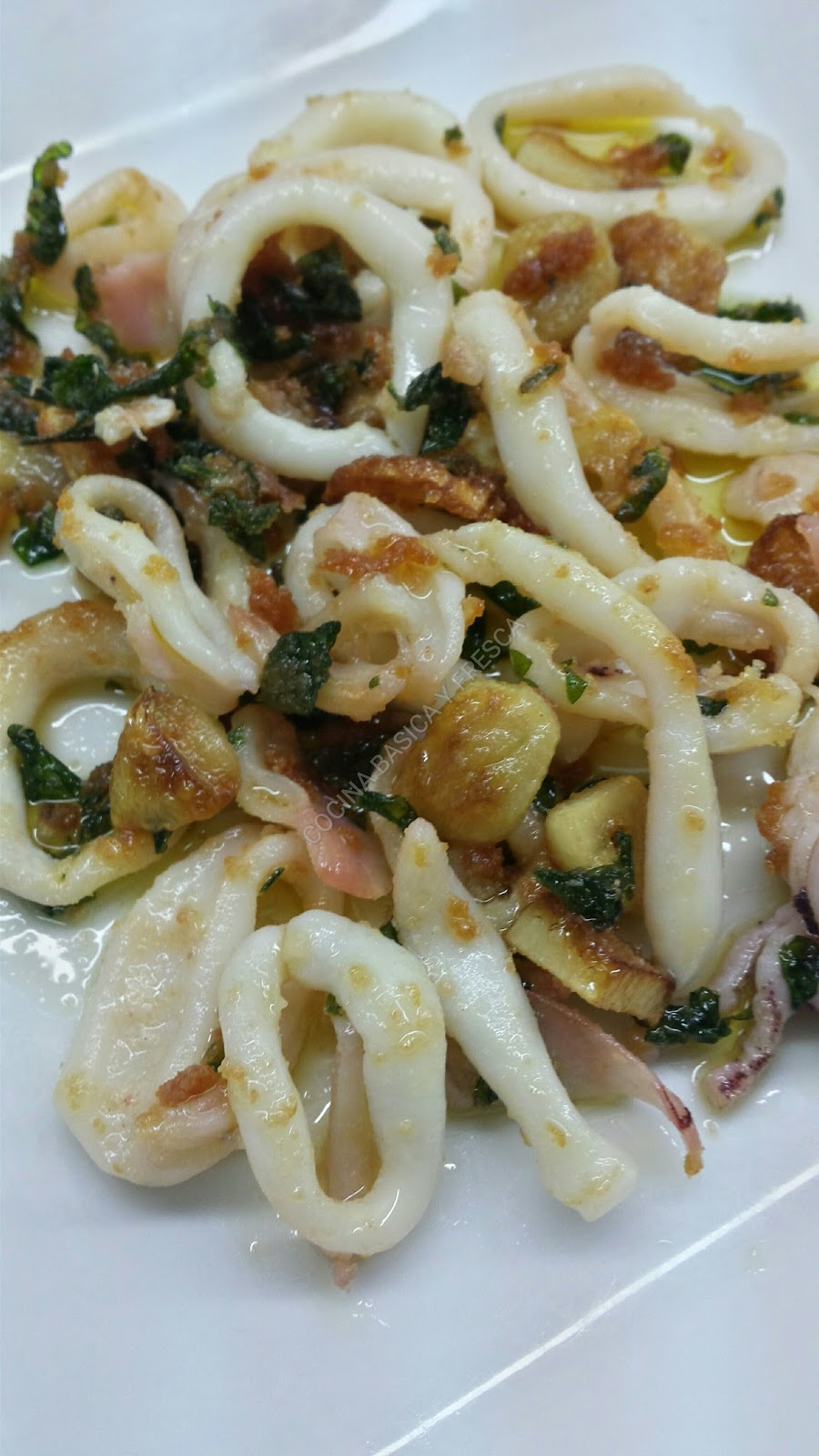 Cocina Basica y Fresca: CALAMARES AL AJILLO CBF@