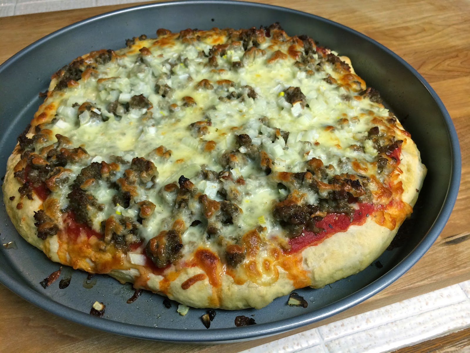 Pan Pizza - Restaurant Style (Made at Home)