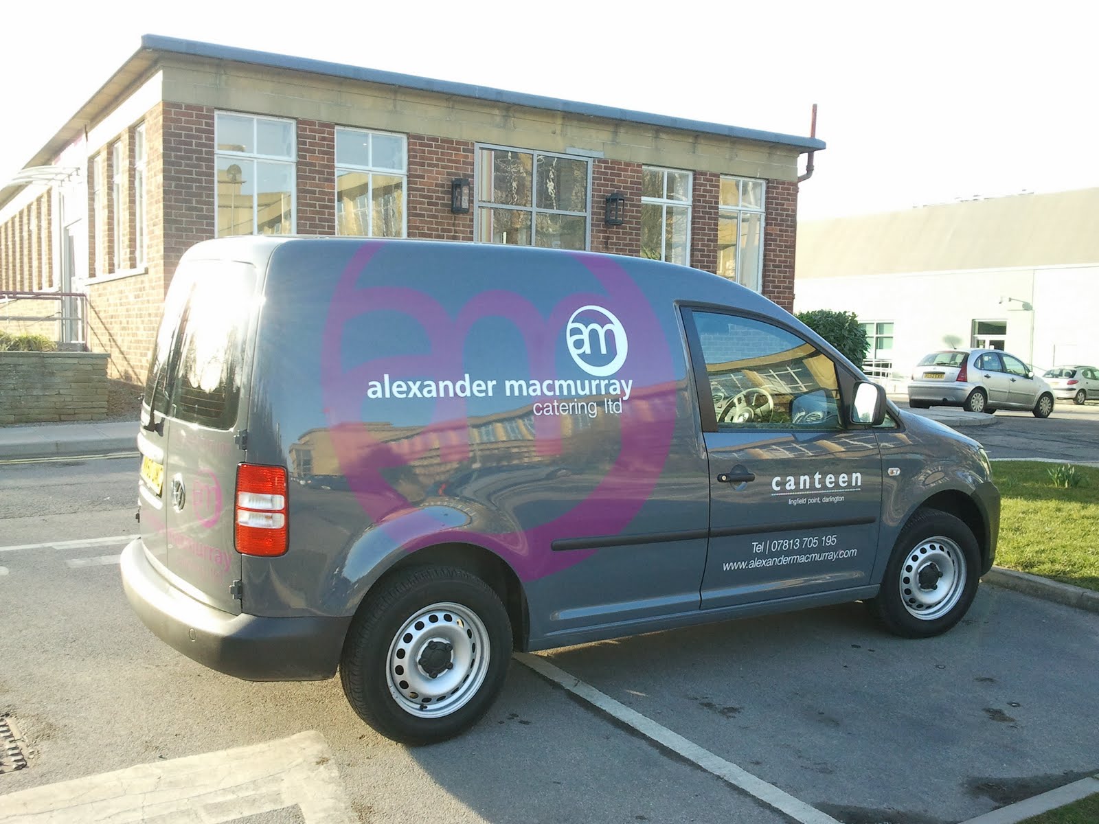 The Green I Signs Blog: Volkswagen Caddy Vehicle signwriting for ...