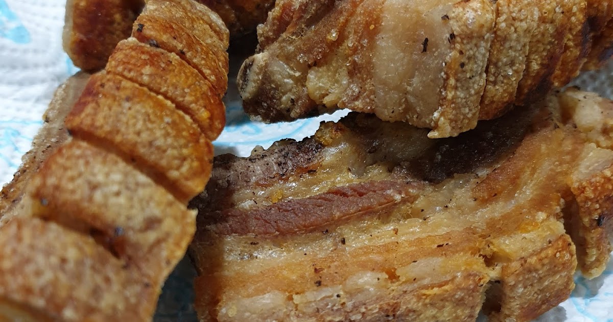 [Recipe] Lechon Kawali (crispy pork belly slices) - It's all about food