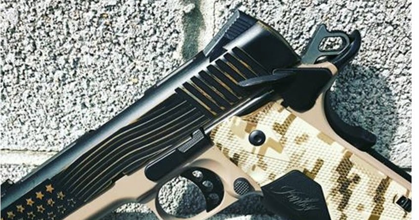 Kimber 1911 with our Stars and Stripes Cut! Check it out!!