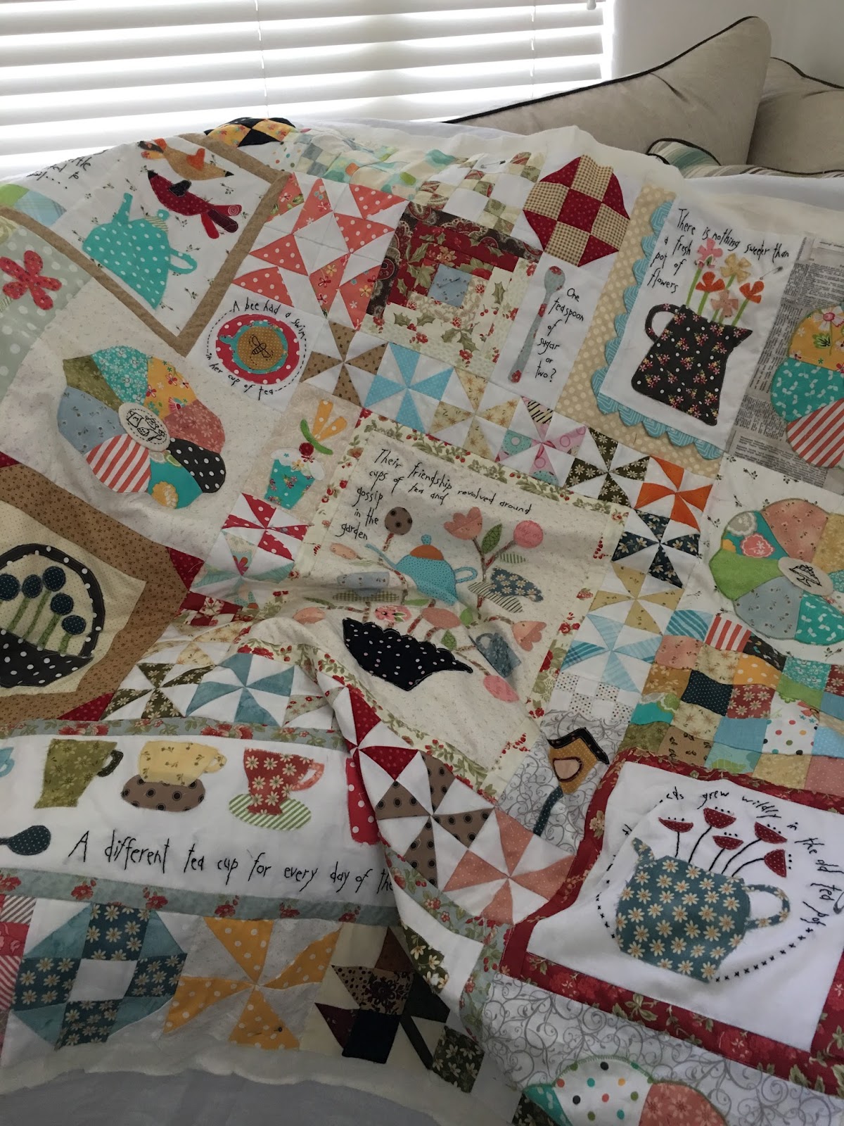 Just Because Quilts: Gossip in the Garden