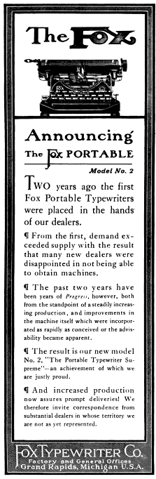 Words are Winged: Fox Advertisements: Part Two