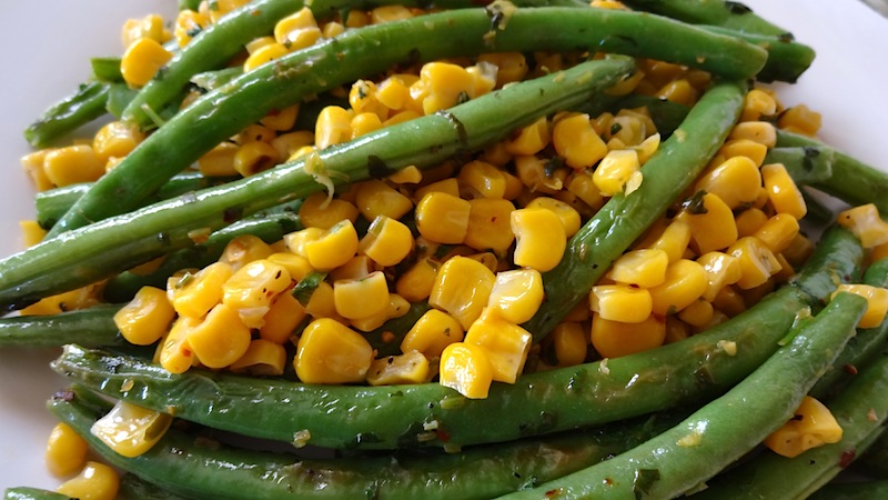 Salteado de Ejotes con Elote - Mi Cocina Rápida
