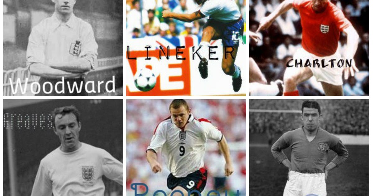 Football Yesterday & Today: England national team's top scorer by year