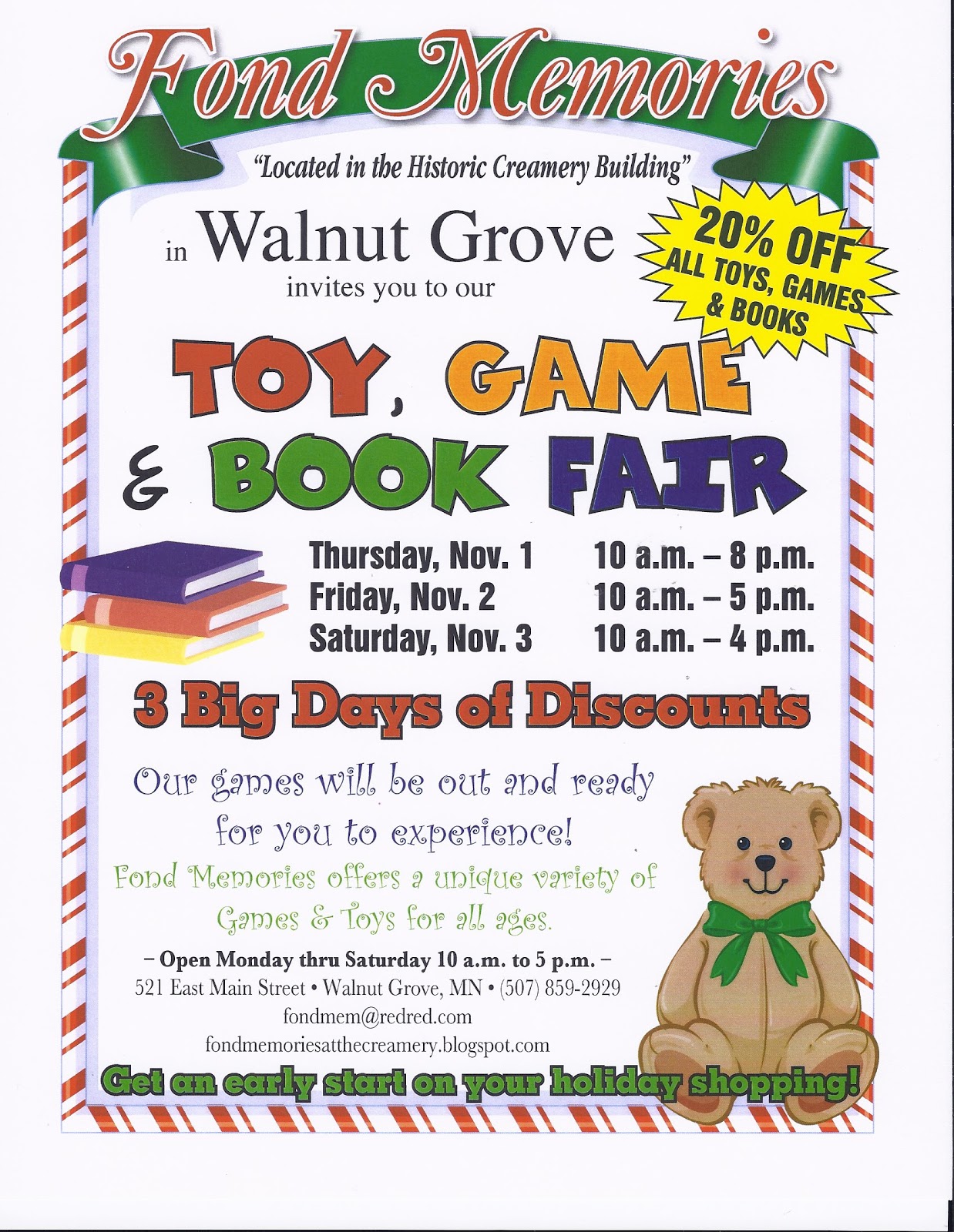 Fond Memories: Toy Game & Book Fair