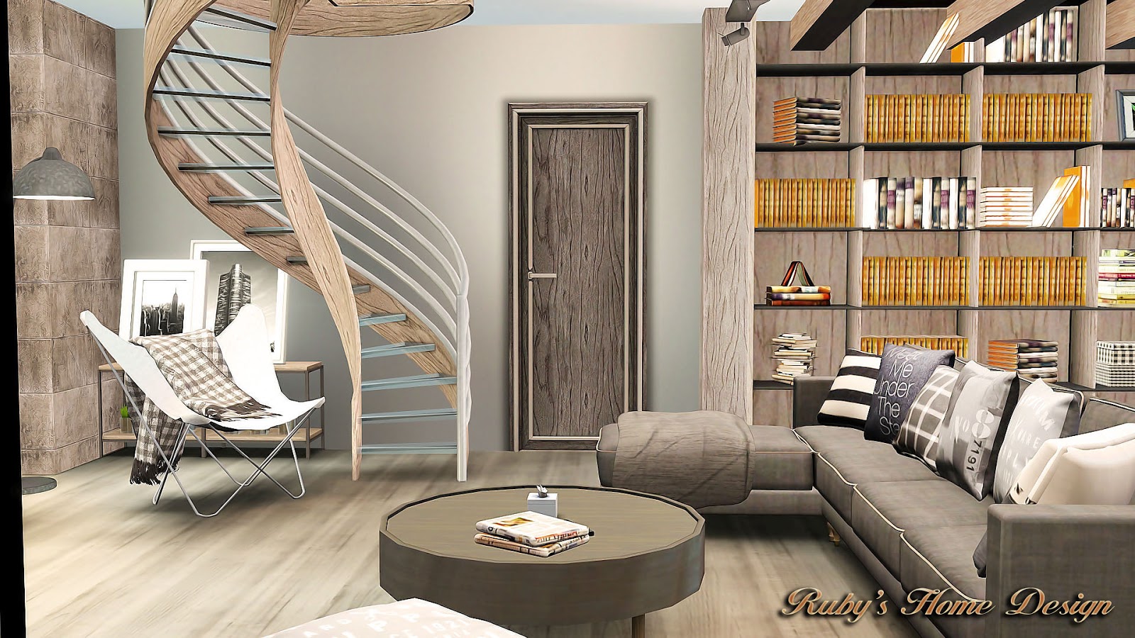 Sims3 Modern Loft [Ruby Red Sims]