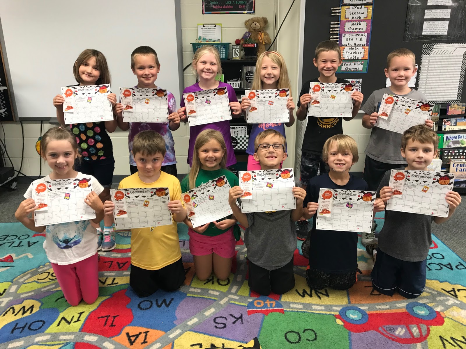 Mrs. Bell's 2nd Grade Blog: Students Meet September Reading Minutes ...