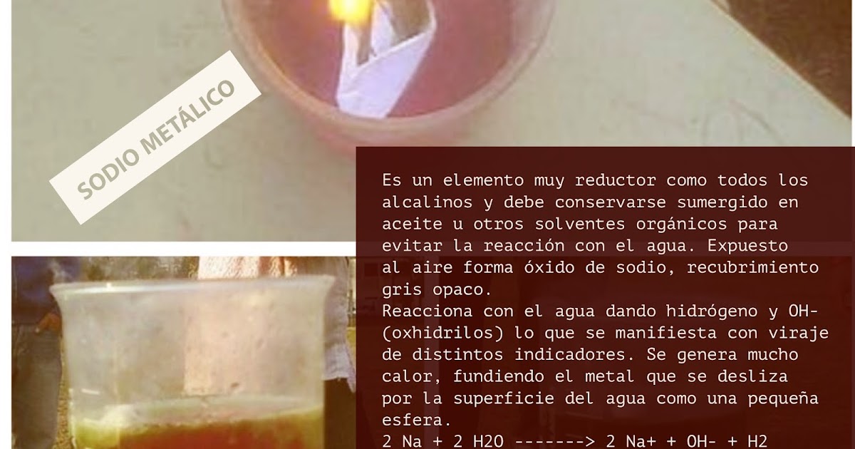 Química Fácil: SODIO METÁLICO