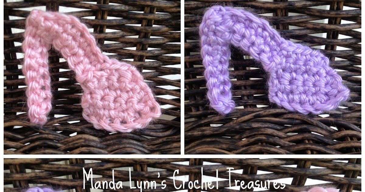 MandaLynn's Crochet Treasures : High Heel Applique