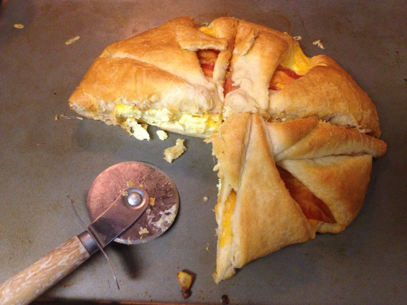 Trivial Tiffairs: Bacon, Egg & Cheese Ring