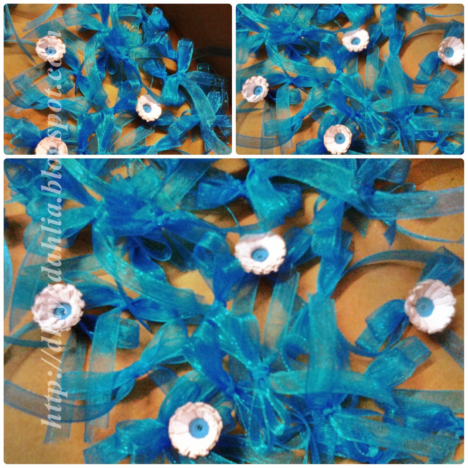 DIY: Bunga dan Reben Kecil - Dari Diri Dhiya