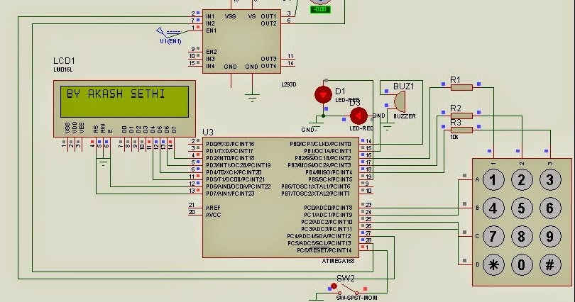 Password Based Security System Project in Proteus and Arduino - FACTS ...