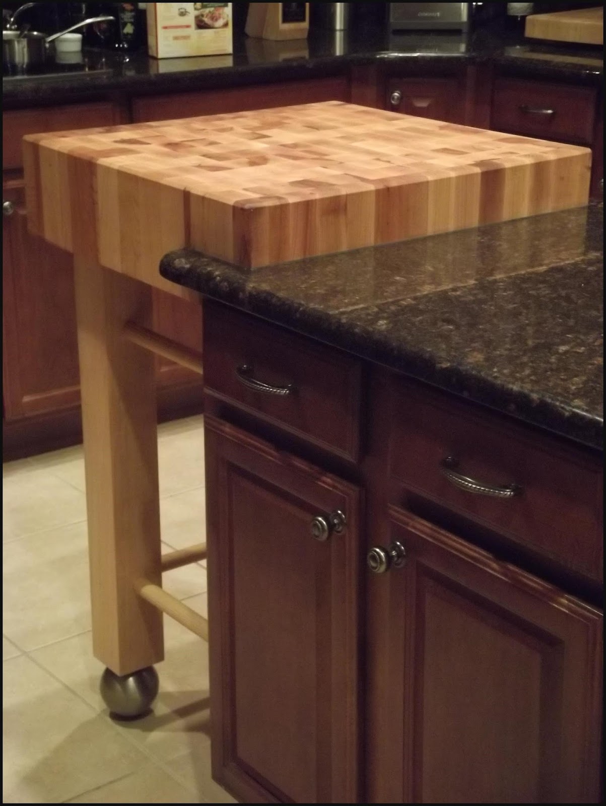 11 Butcher Block Kitchen Island Cart - IDMH COLETTE BLACKBURN'S BLOG