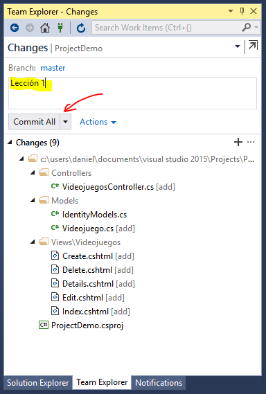 Publicando un repo en GitHub (ASP.NET MVC) - The Science of Code