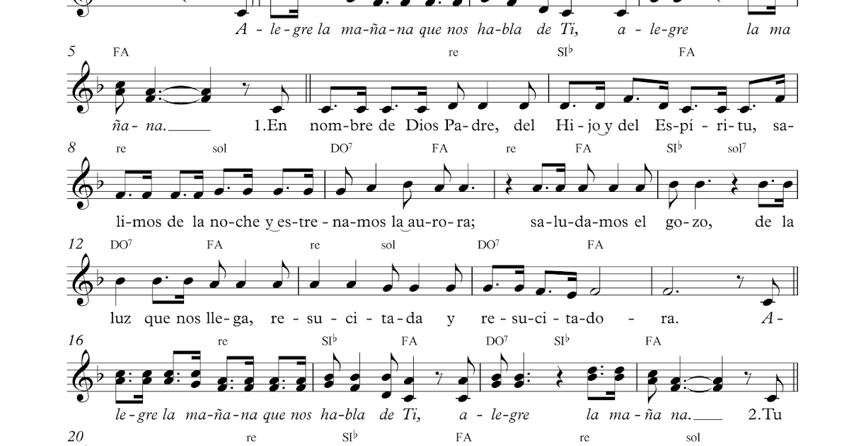 Alegre la mañana | Yo canto como David