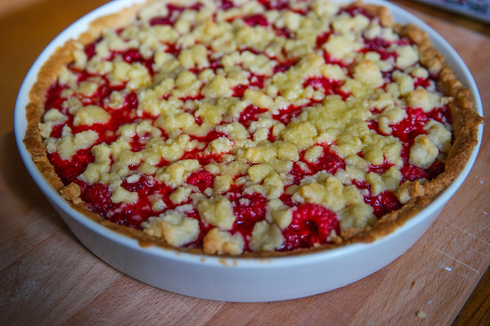 hjärtans gott: HALLONPAJ MED VANILJKRÄM INUTI