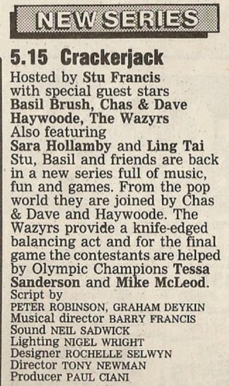 Random Gubbins: Crackerjack!