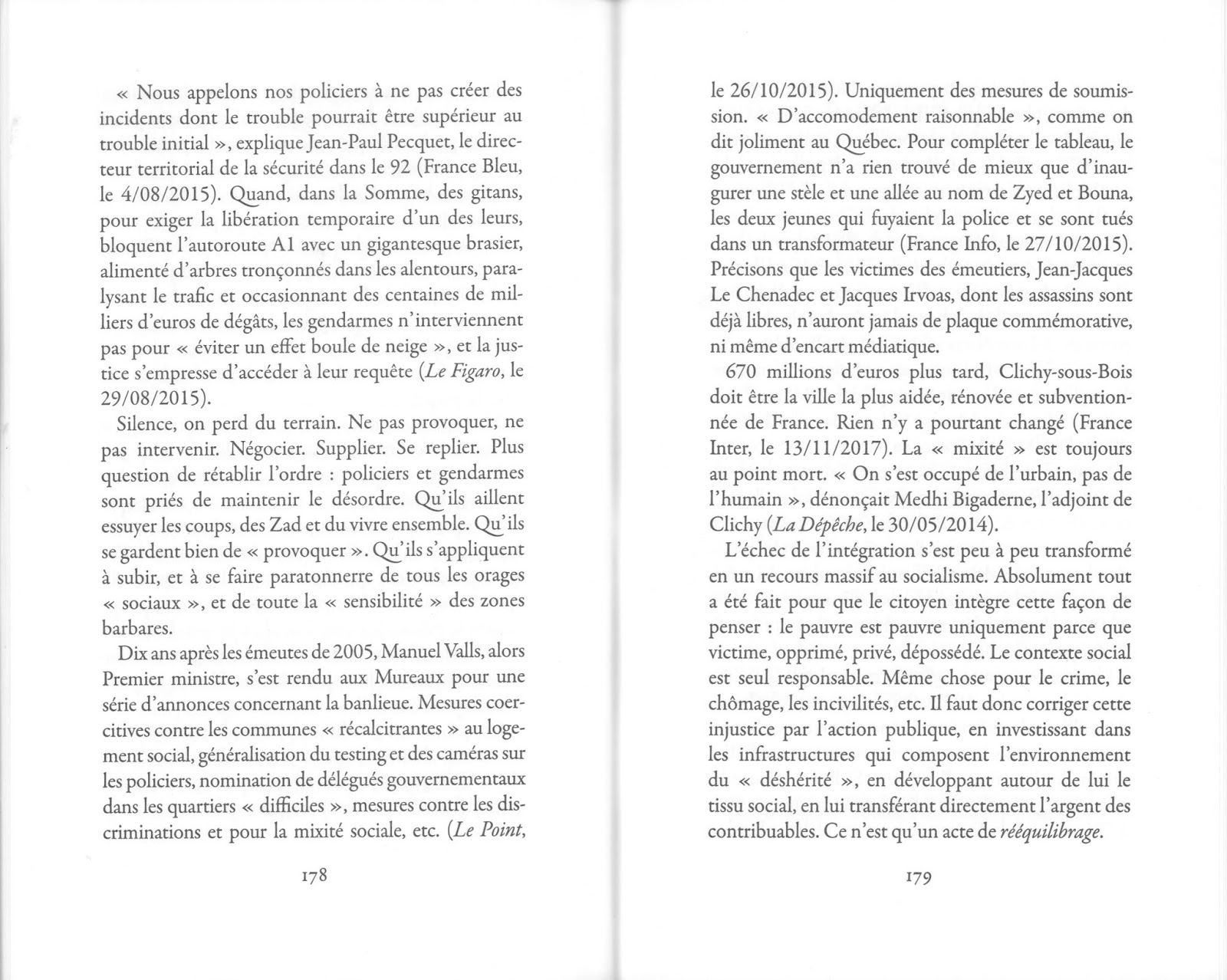 école : références: Laurent Obertone, La France interdite (2018)