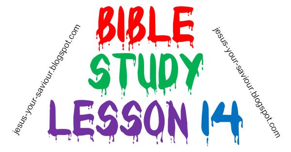 Bible Study Lessons 14