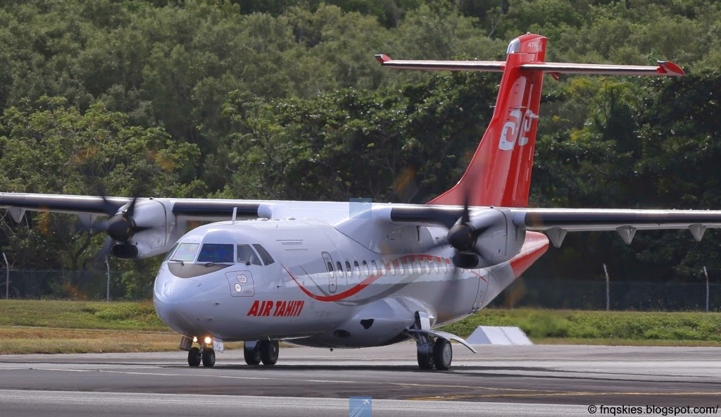 Far North Queensland Skies: Air Tahiti ATR42-600 F-ORVC delivery flight