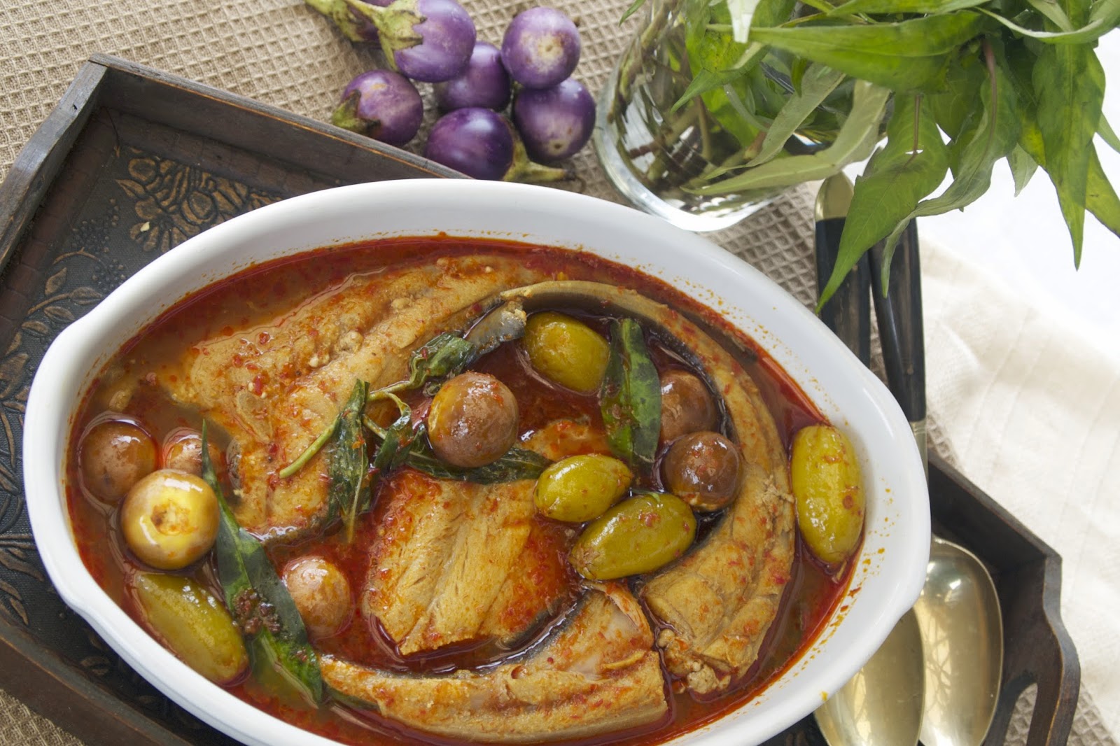 Asam Pedas Ikan Pari - Cooking with Marina Mustafa