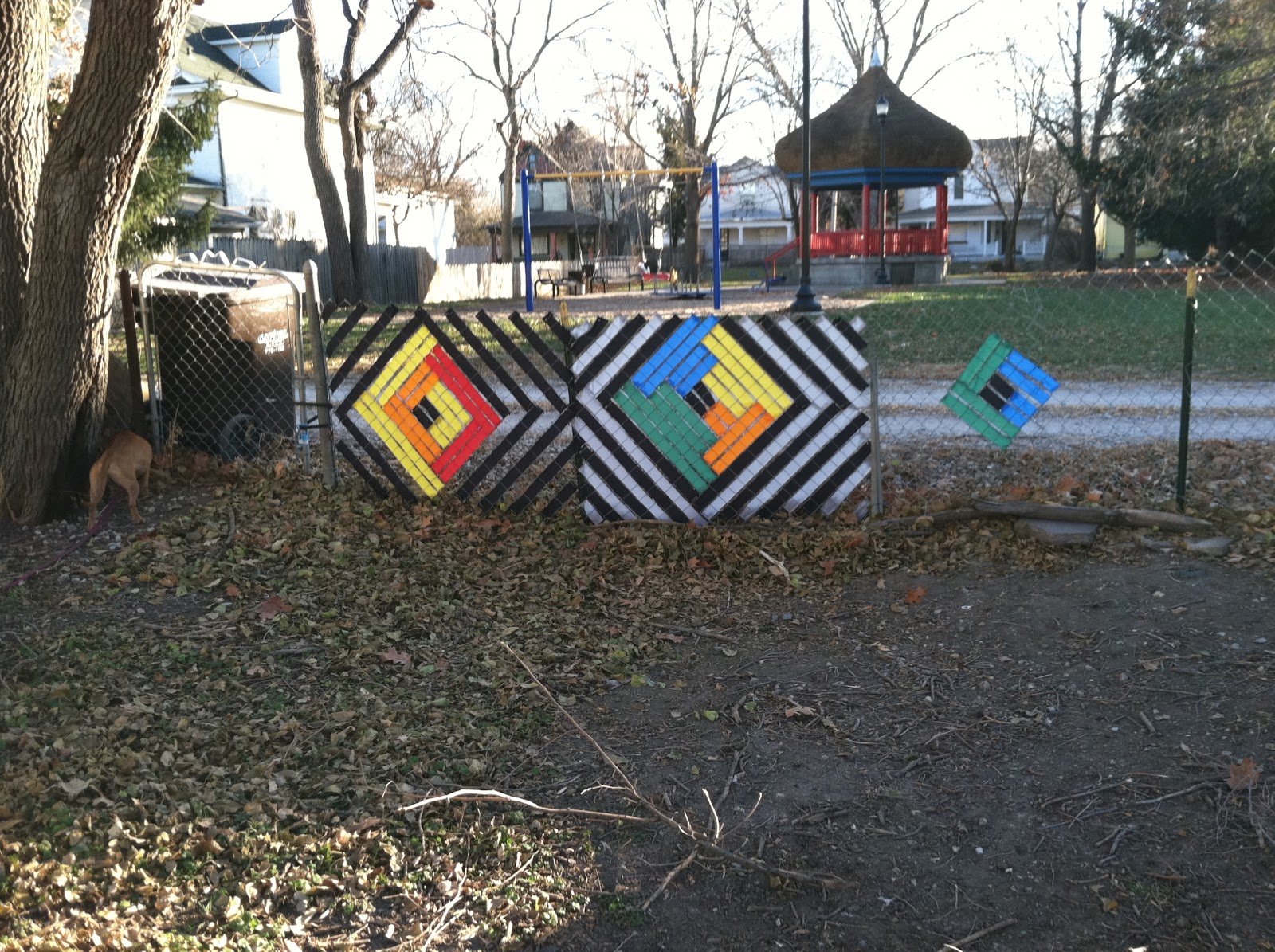 Fabric Field: Fence Weaving