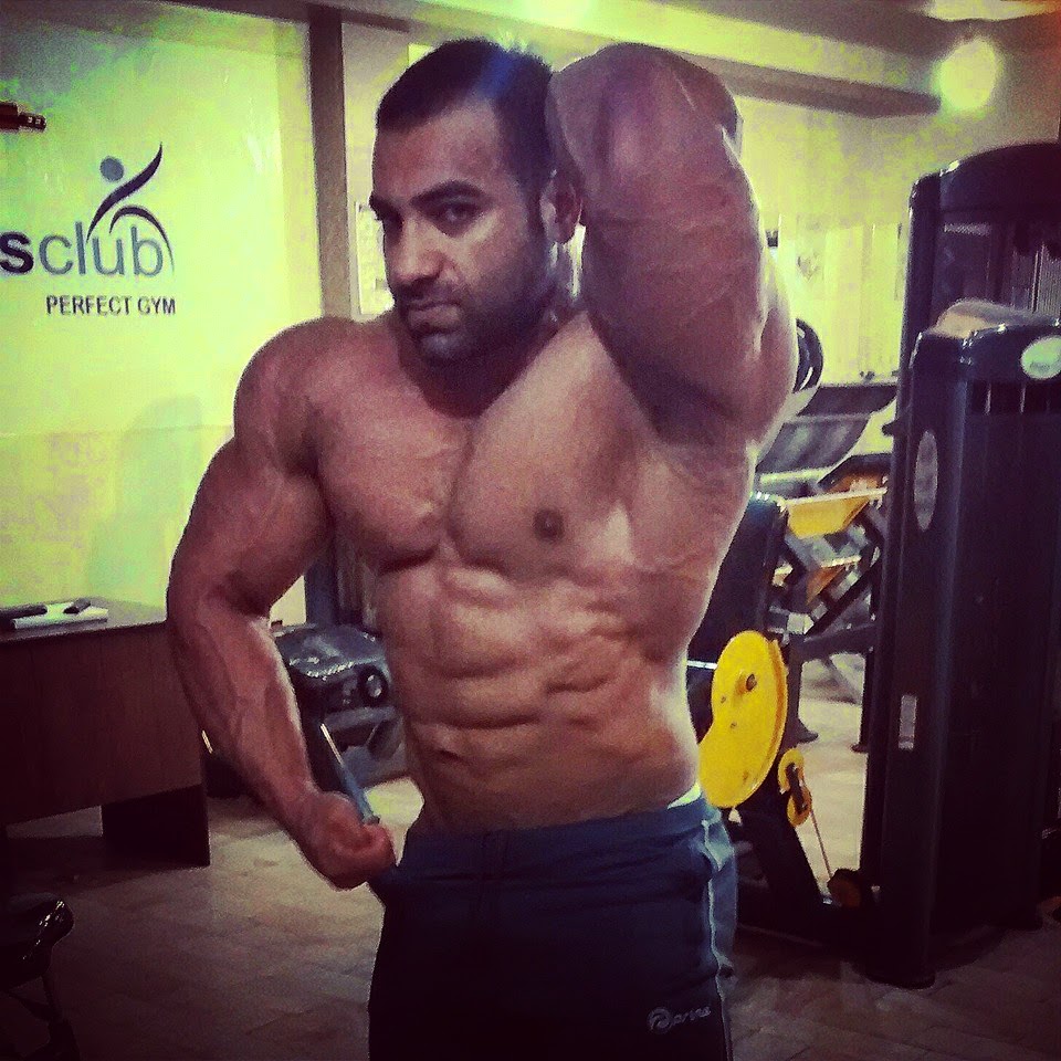 Muscle Lover: Iranian bodybuilder Ali Eljali