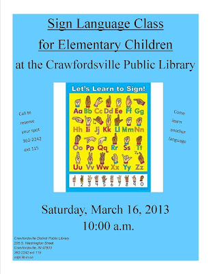 CDPL Children's Services: Sign Up Now for a Sign Language Class for ...