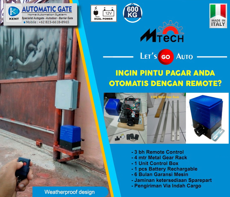 == Khusus Autogate - Autodoor - Portal Parkir ==: PAGAR OTOMATIS REMOTE ...