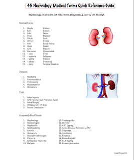 Easy Medical Terminology : Free Nephrology Medical Terminology ...