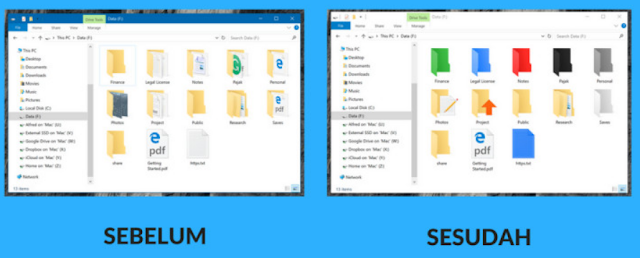 Cara Mengganti Warna Folder Dan File Di Windows 10 Dengan Mudah