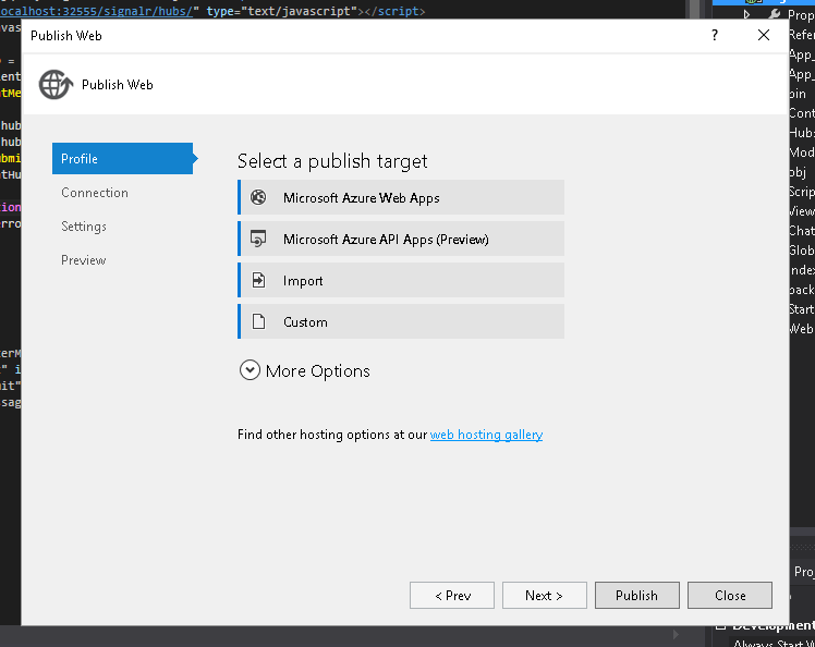 How To Publish Web API - Visual Studio
