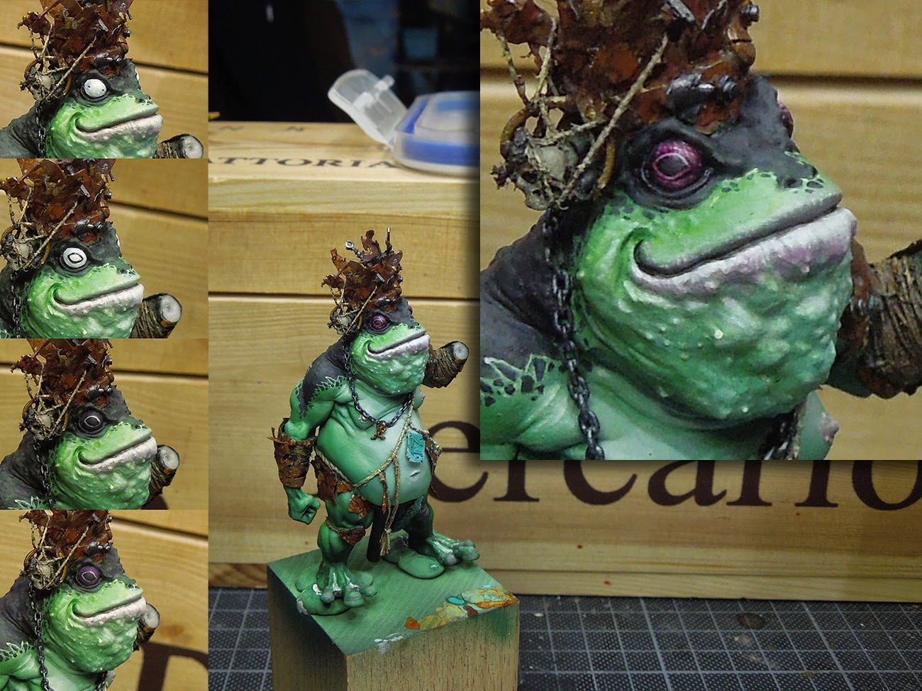 Step by Step: Painting the Toad King | planetFigure | Miniatures