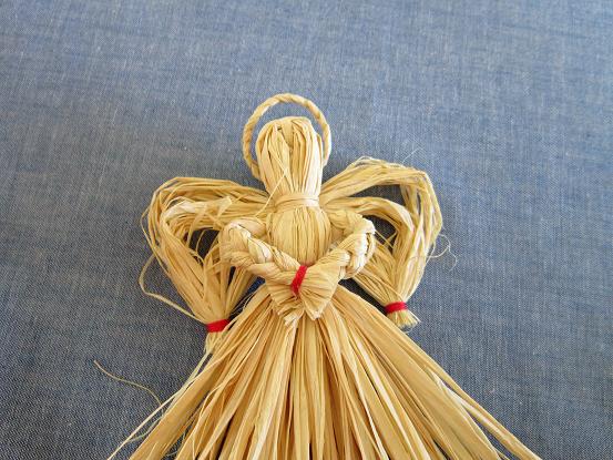 Miss Abigail's Hope Chest: Tutorial - Raffia Angel Ornament