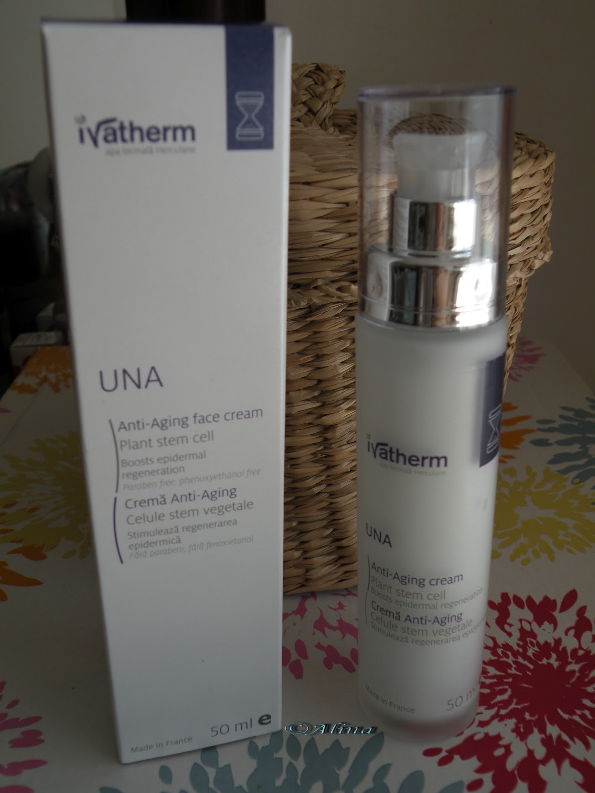 UNA - crema anti-aging Ivatherm - Alina Anghel